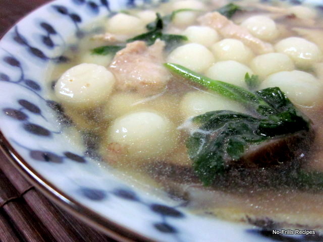 Savoury Tong Yuen for Dongzhi aka Winter Solstice Festival | onde-onde