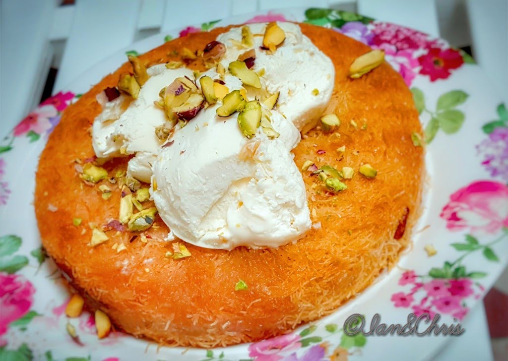 Arabian Sensation(Kunafa with icecream)