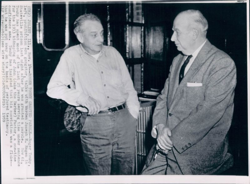 Roger Touhy, Gangster: Roger going to court or leaving court 1944-1953