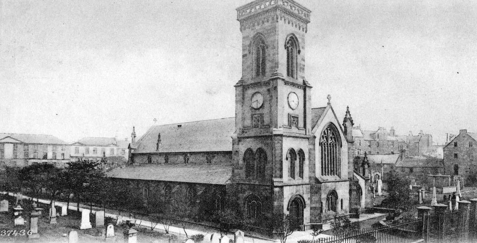 Tour Scotland: Old Photograph South Leith Parish Church Scotland