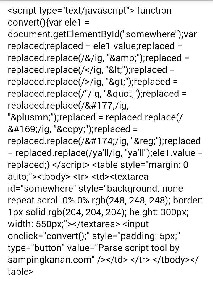 ☁Script untuk membuat widget parse HTML untuk blogger★★★ ☁Surau Kampung★★★