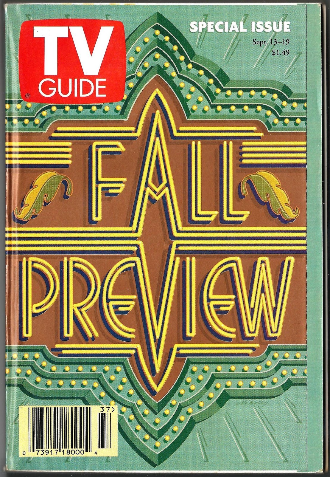Past Print: TV Guide Fall Preview covers