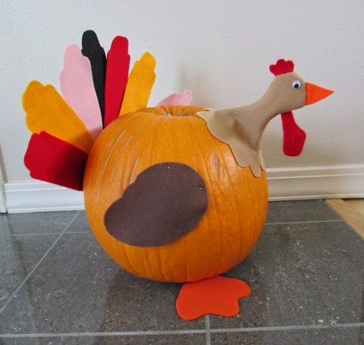 Create Kids Couture: Kids' Craft: Turkey Pumpkin