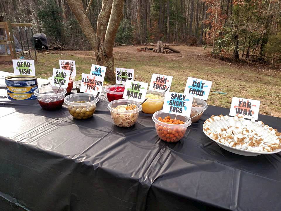 Missy Made It!: Griffin's 11th Birthday Party - Fear Factor Games