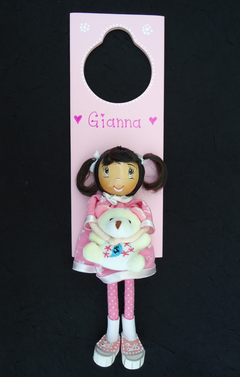 Door Hangers by Cherish Collections: PJ's GIRLS
