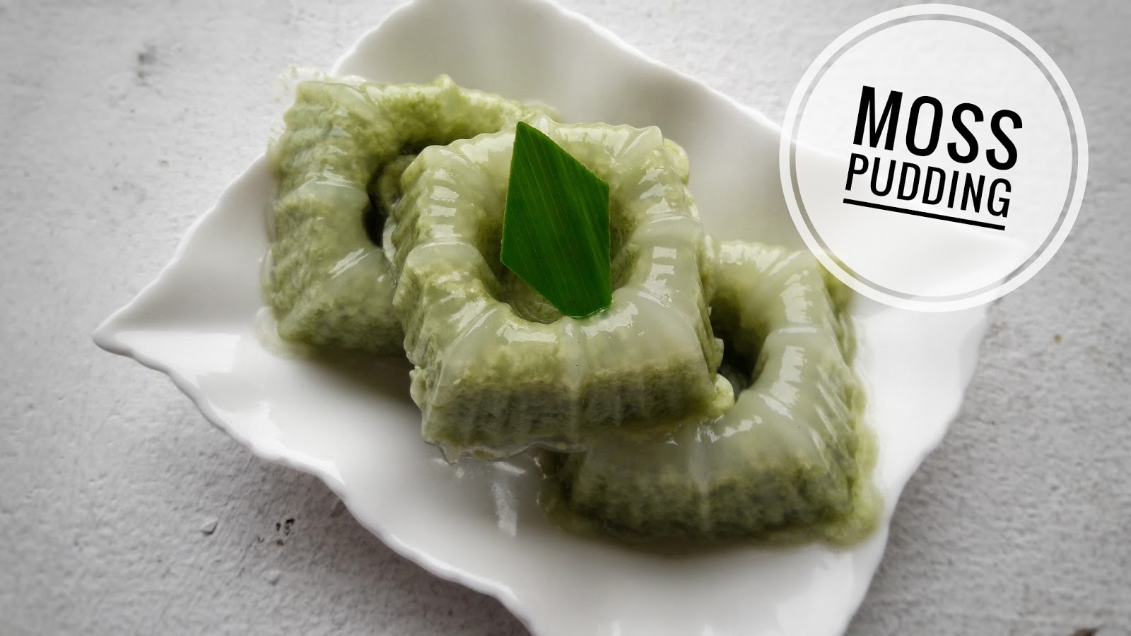 [DIY Recipes] Moss Pudding a.k.a Puding Lumut