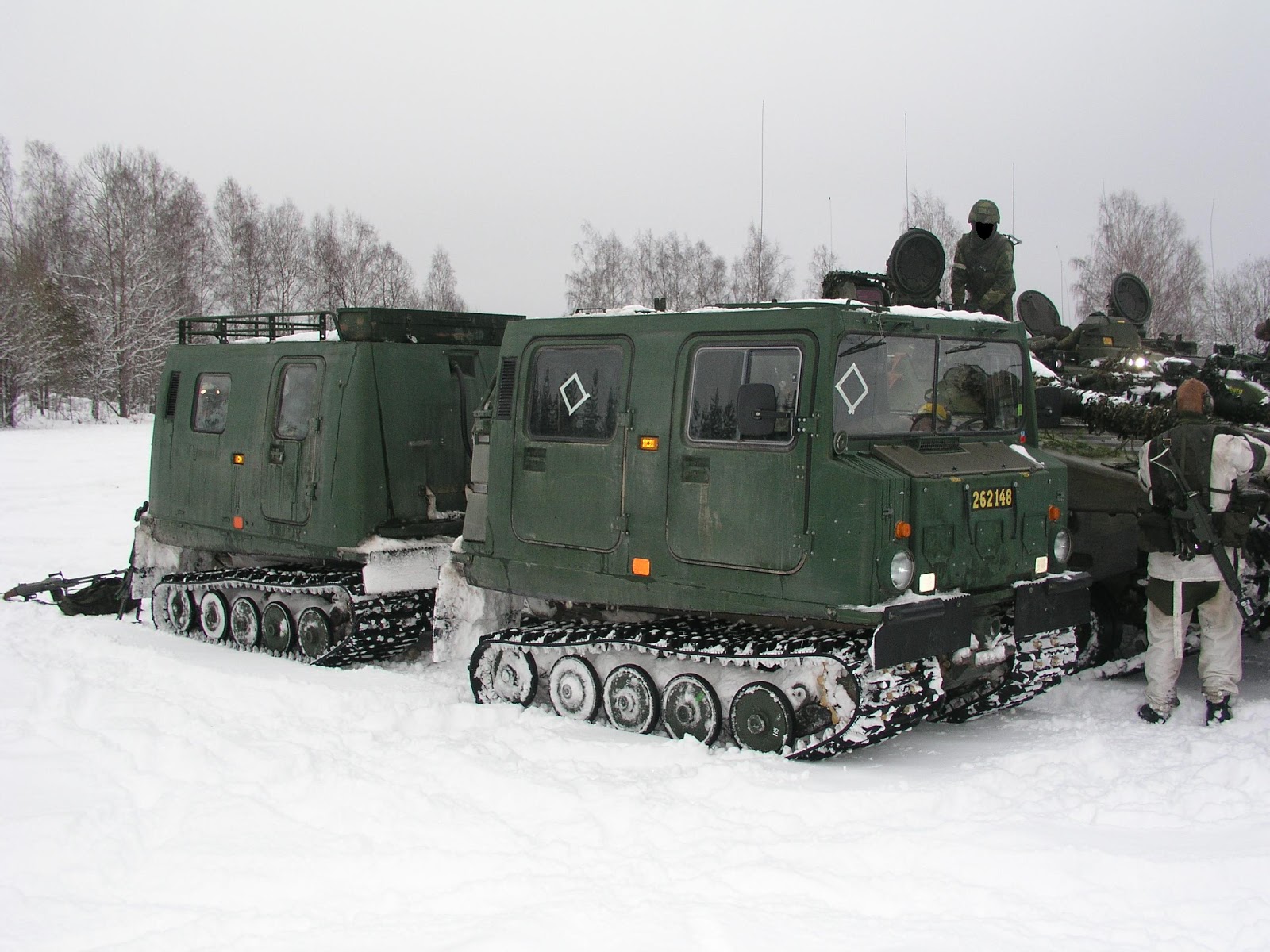 Defence: Bv206 all terrain vehicle