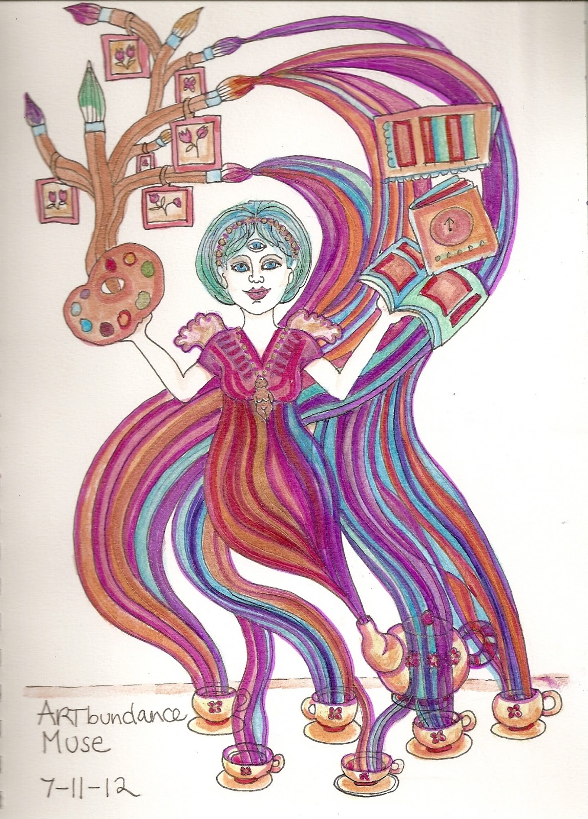 Gayle's Art Journal Journey: Finding Flow as an Artist