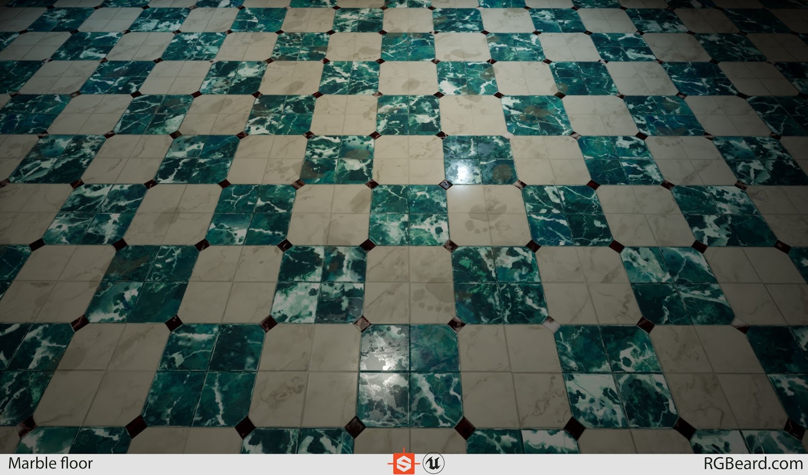 RGB, mixing them colors. : Marble