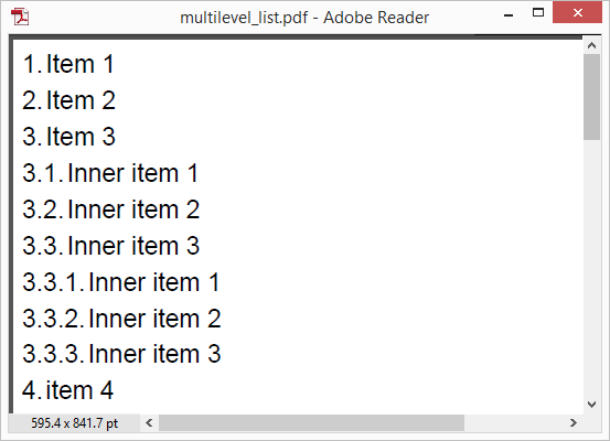 Pdf Tips And Tricks Ordered And Unordered Lists In Pdf C Sample