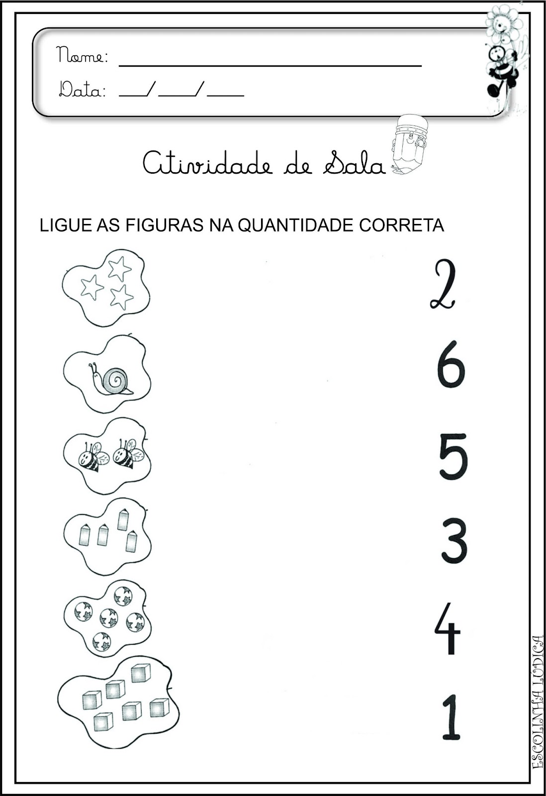 Matematica Educação Infantil Atividades - FDPLEARN