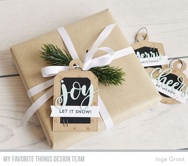 Creative Constructions with Blueprints, Holiday Tags - Patterned Paper