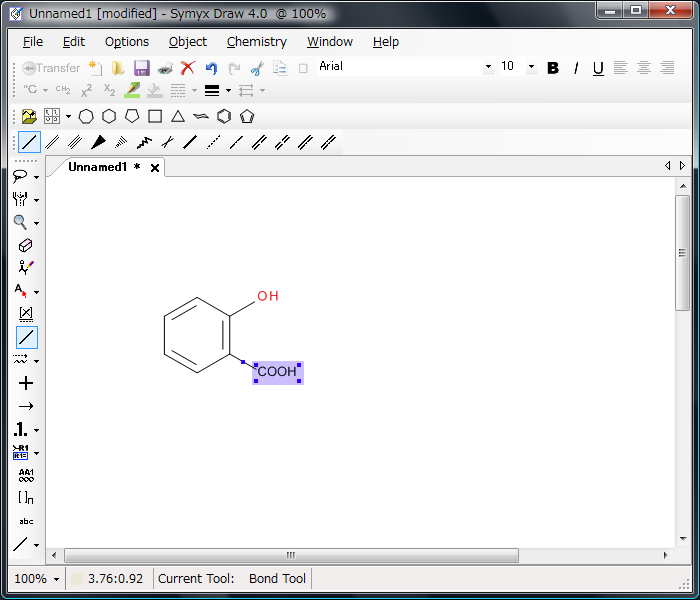 musasabi footmarks: 化学構造式を描写するフリーソフト