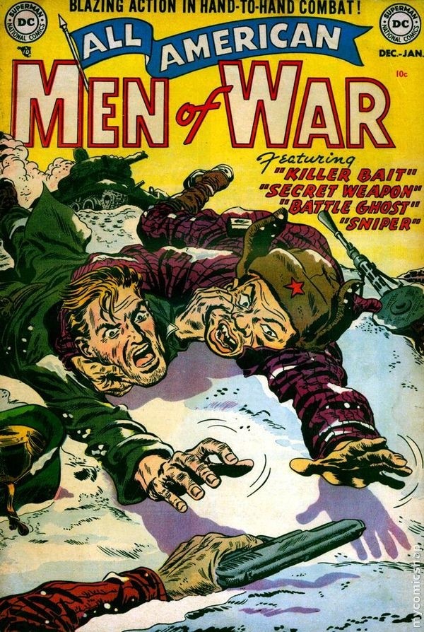 Silver and Bronze Age Subjects: DC Big 5 War Comics: All-American Men ...