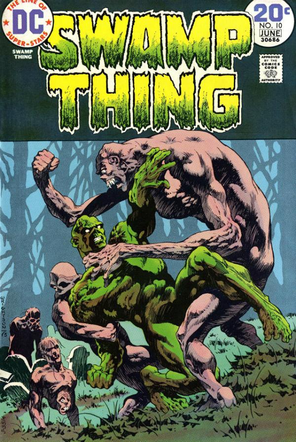 The Geeky Nerfherder: Comic Book Art: Swamp Thing (Vol 1)