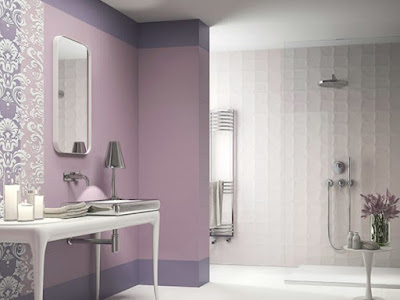 15 ideas originales para decorar paredes de baños - Decoracion en el hogar