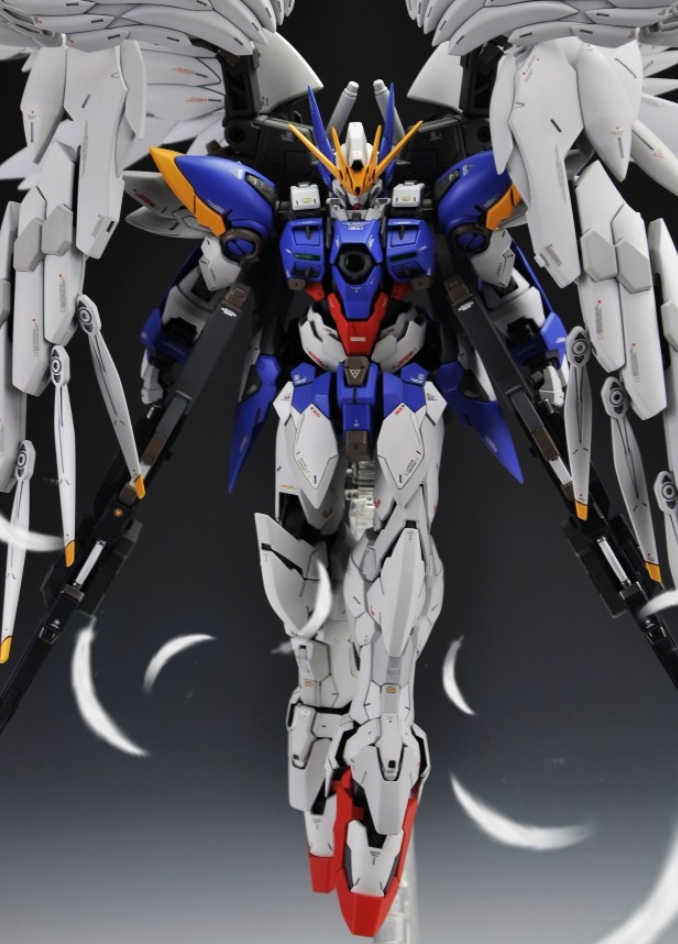 Painted Build: HiRM 1/100 Wing Gundam Zero Custom EW