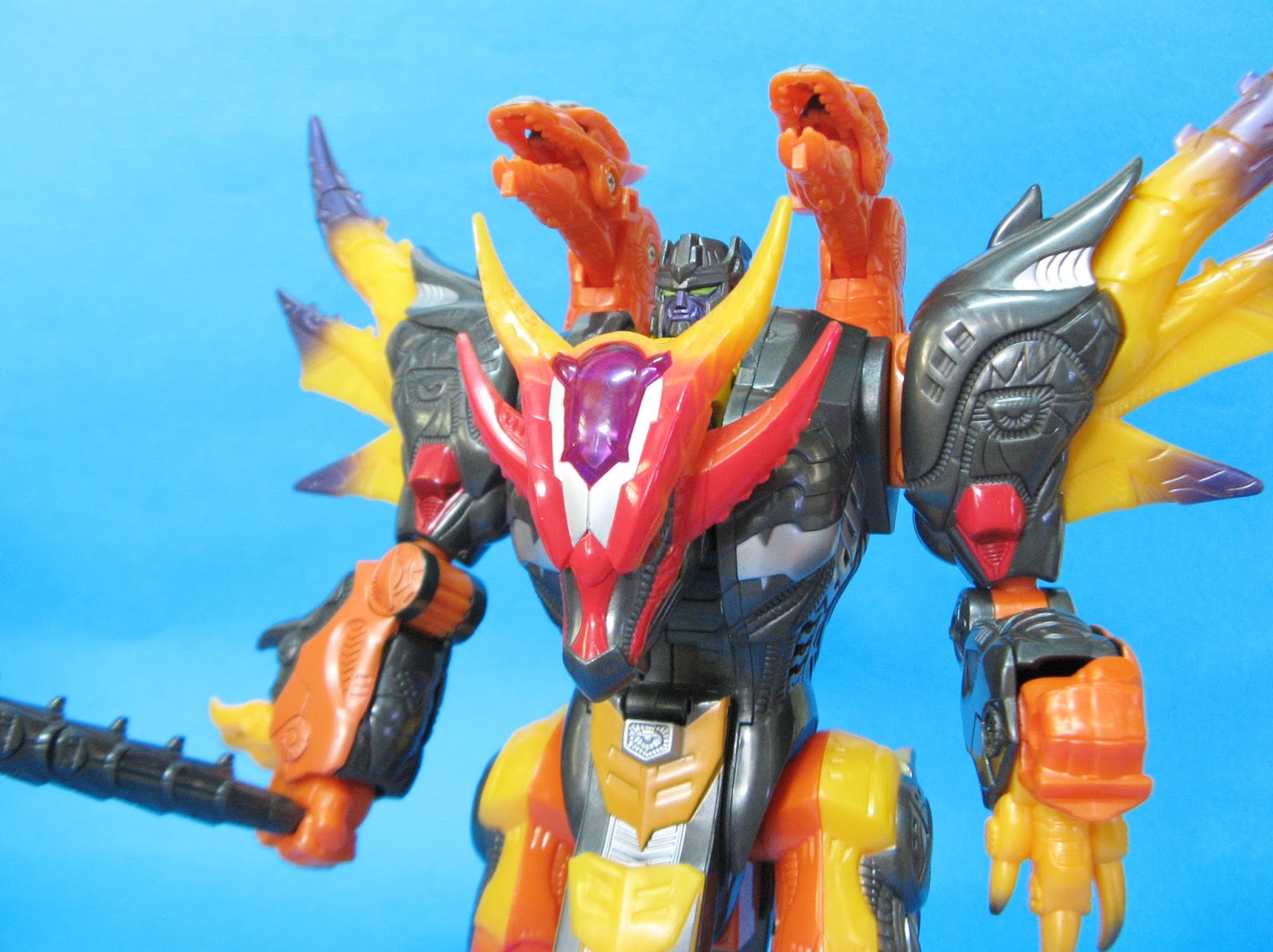 TRANSFORMERS CYBERTRON : Ultra class SCOURGE 變形金剛銀河戰士超級火焰柯柏文