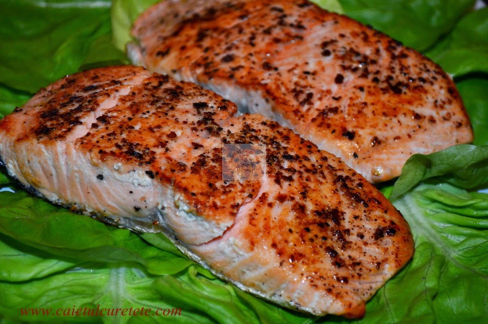 Somon la tigaie - CAIETUL CU RETETE