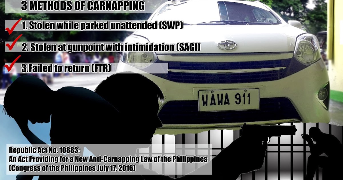 NOVELETA TOWN: Methods of Carnapping