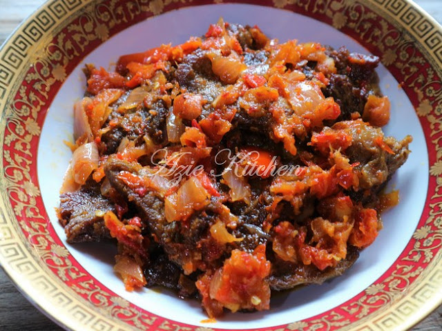Daging Dendeng Berlada - Azie Kitchen