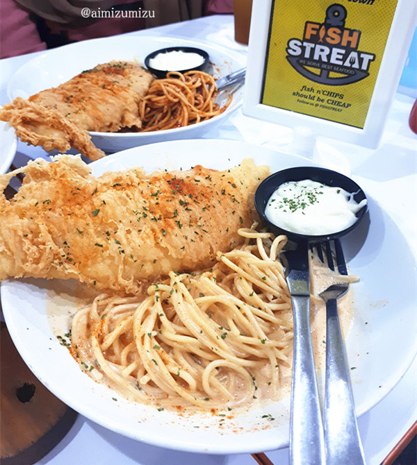 Lezatnya Creamy Carbonara di Fish Streat, Tebet