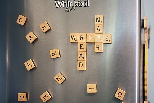 iLoveToCreate Blog: Play Scrabble On The Fridge