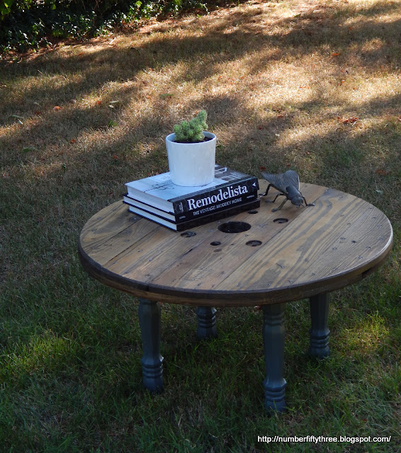 Number Fifty-Three: Reclaimed Wooden Spool Coffee Table