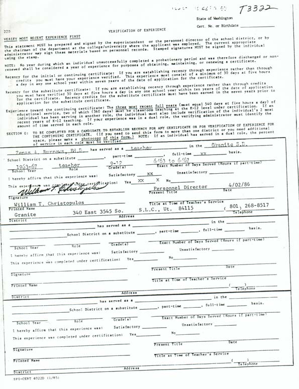 Burrows/Albrecht/Rollins Family History