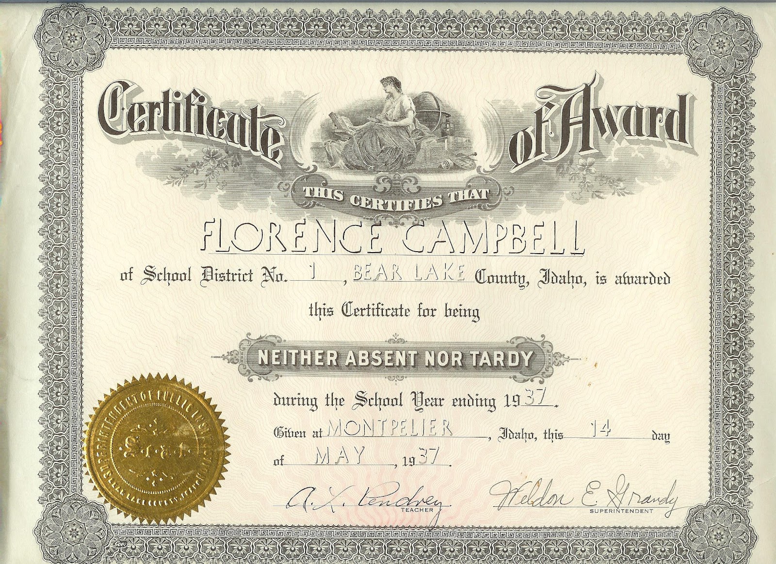 Remembering Generations Past: Florence Eleanora Campbell Matthews