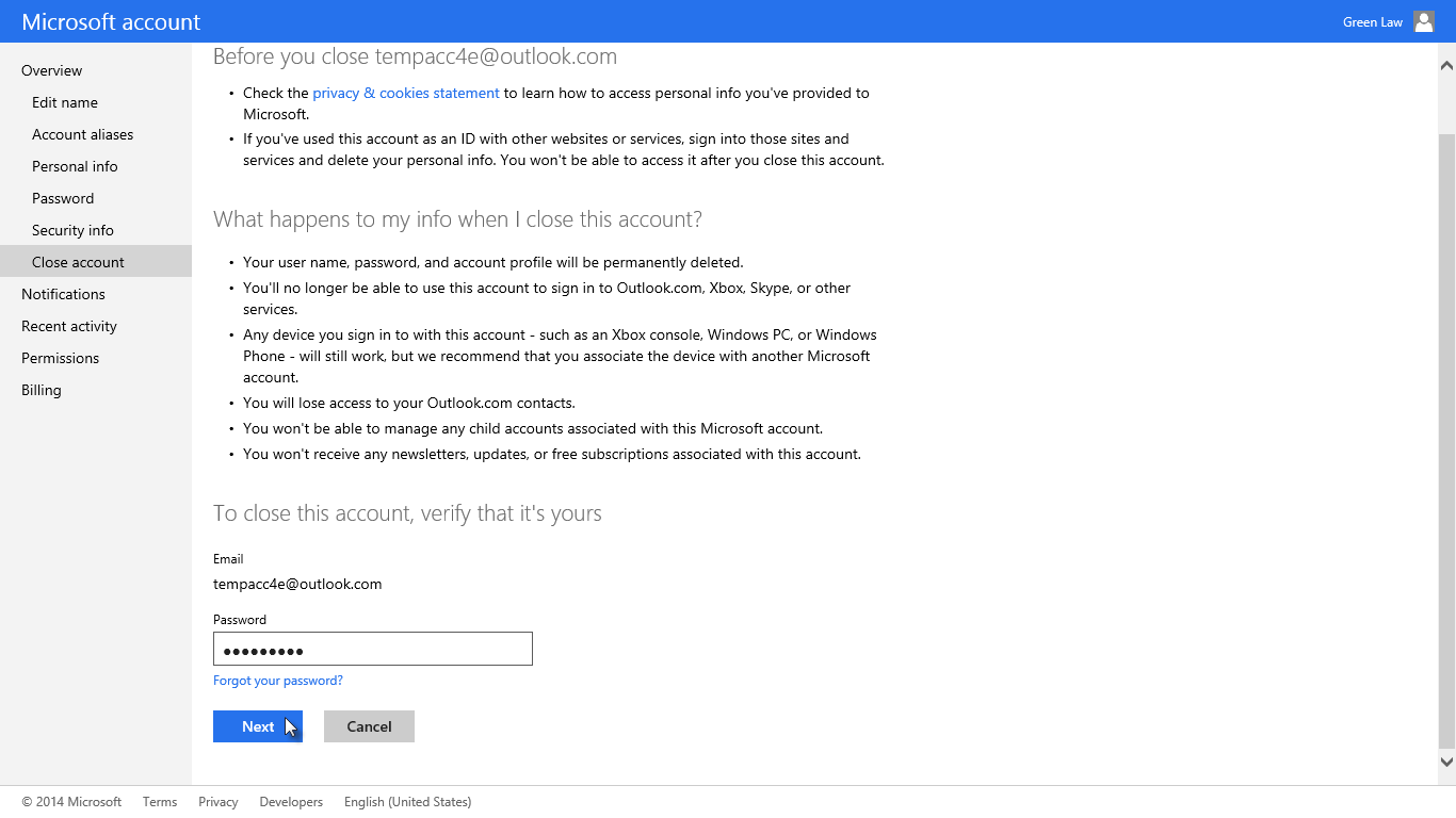 How To Close Accounts: How to close Outlook account permanently