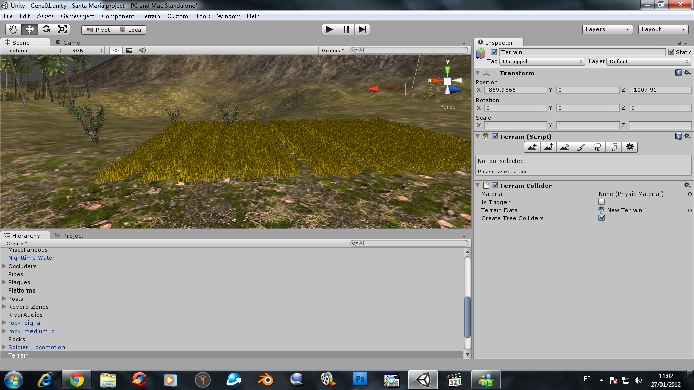 Amostra 3D e Game Designer Tomaz Arruda: Criando uma ilha no Unity (3)