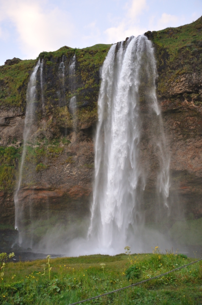 Famous Waterfall Near Vik