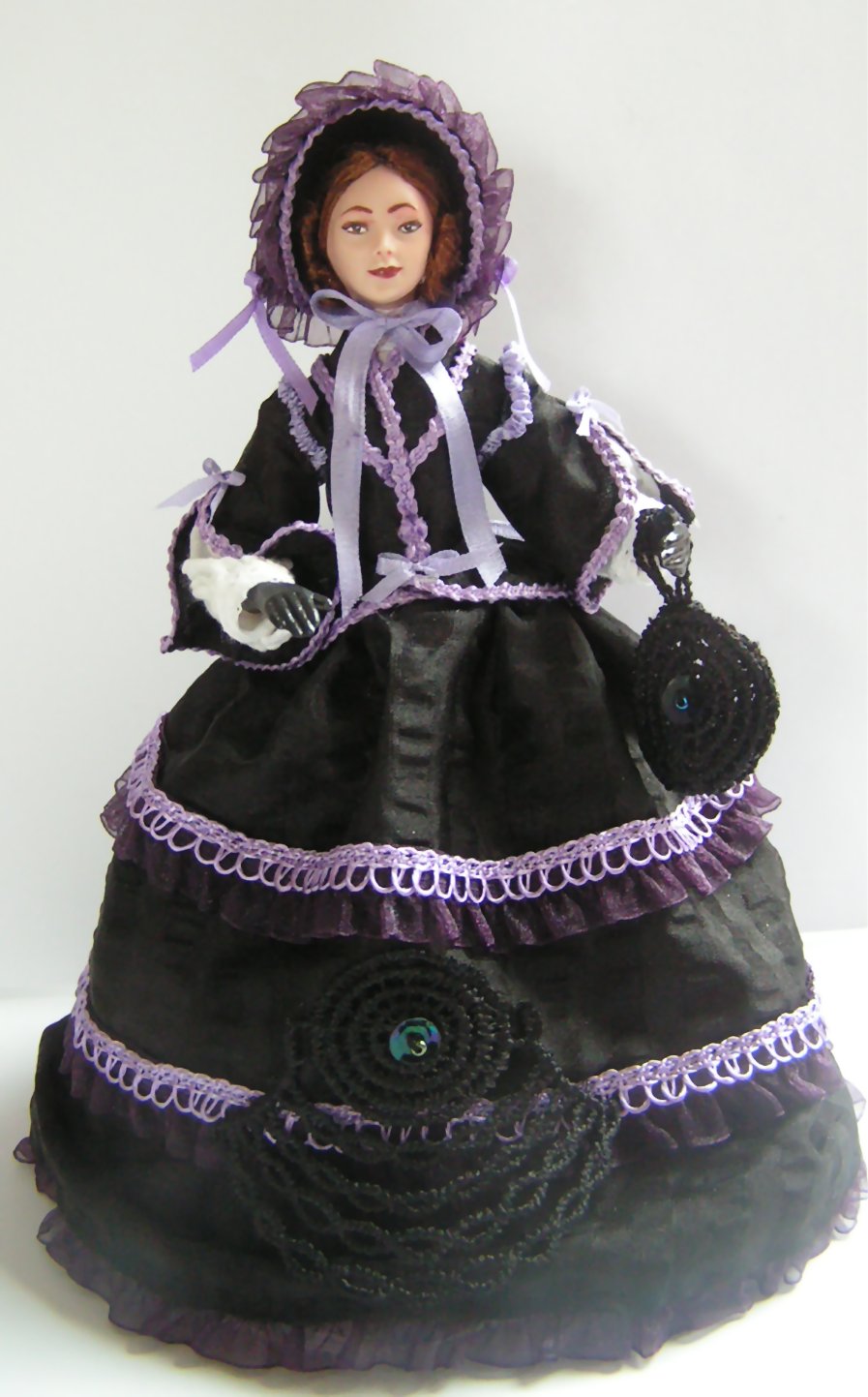 Mary Williams Dollshouse Dolls Blog: Victorian Lady in Half Mourning