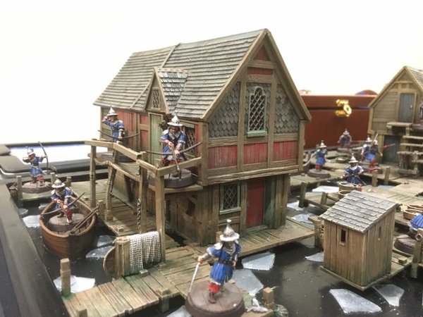 Wargame News and Terrain: Games Workshop: The Hobbit - Laketown Terrain ...