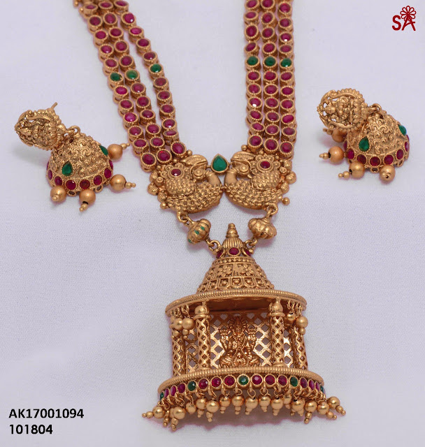 Exclusive Ruby Sets | Buy Online 1 gram gold jewelry