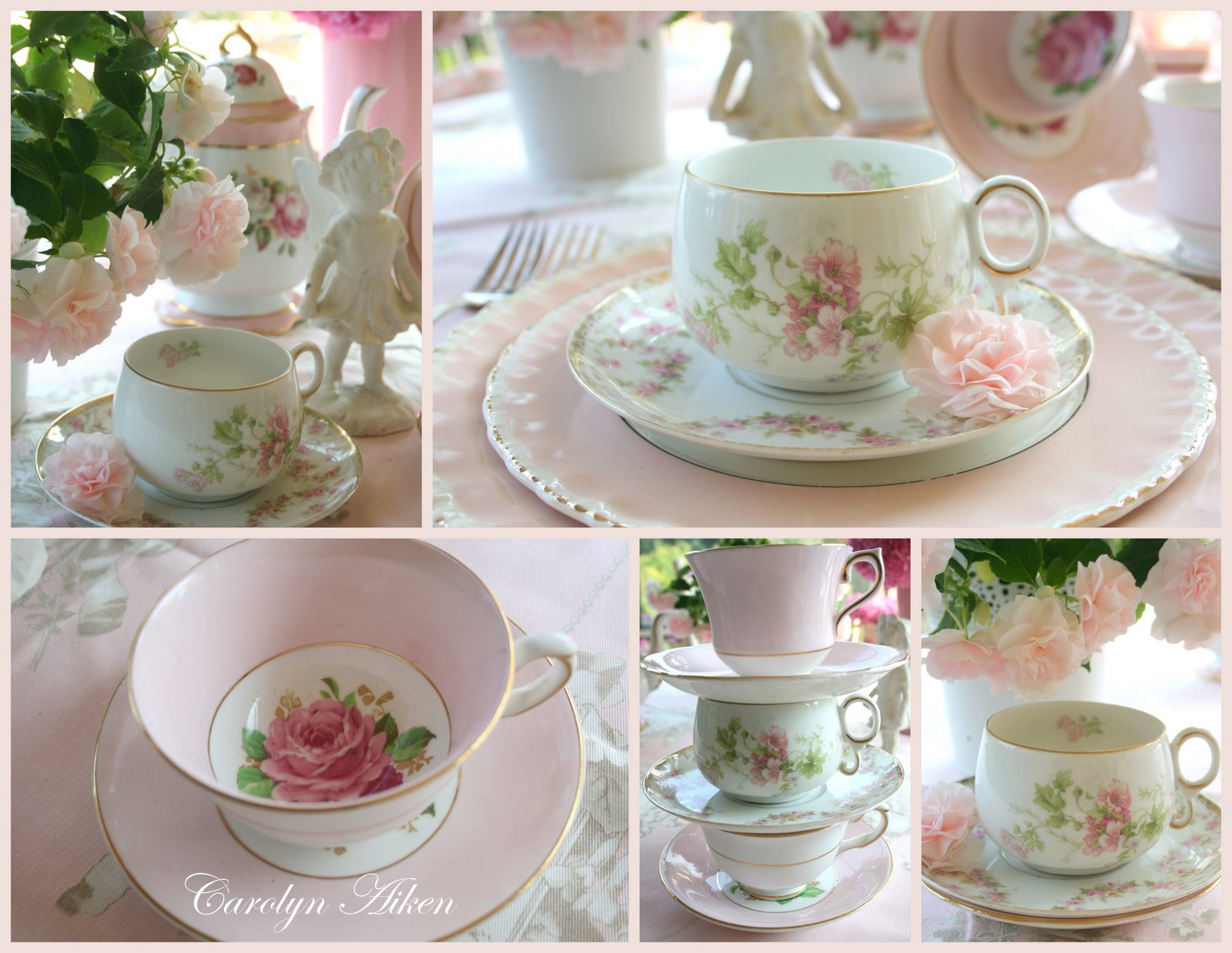 Aiken House & Gardens: Pink Dish Love!