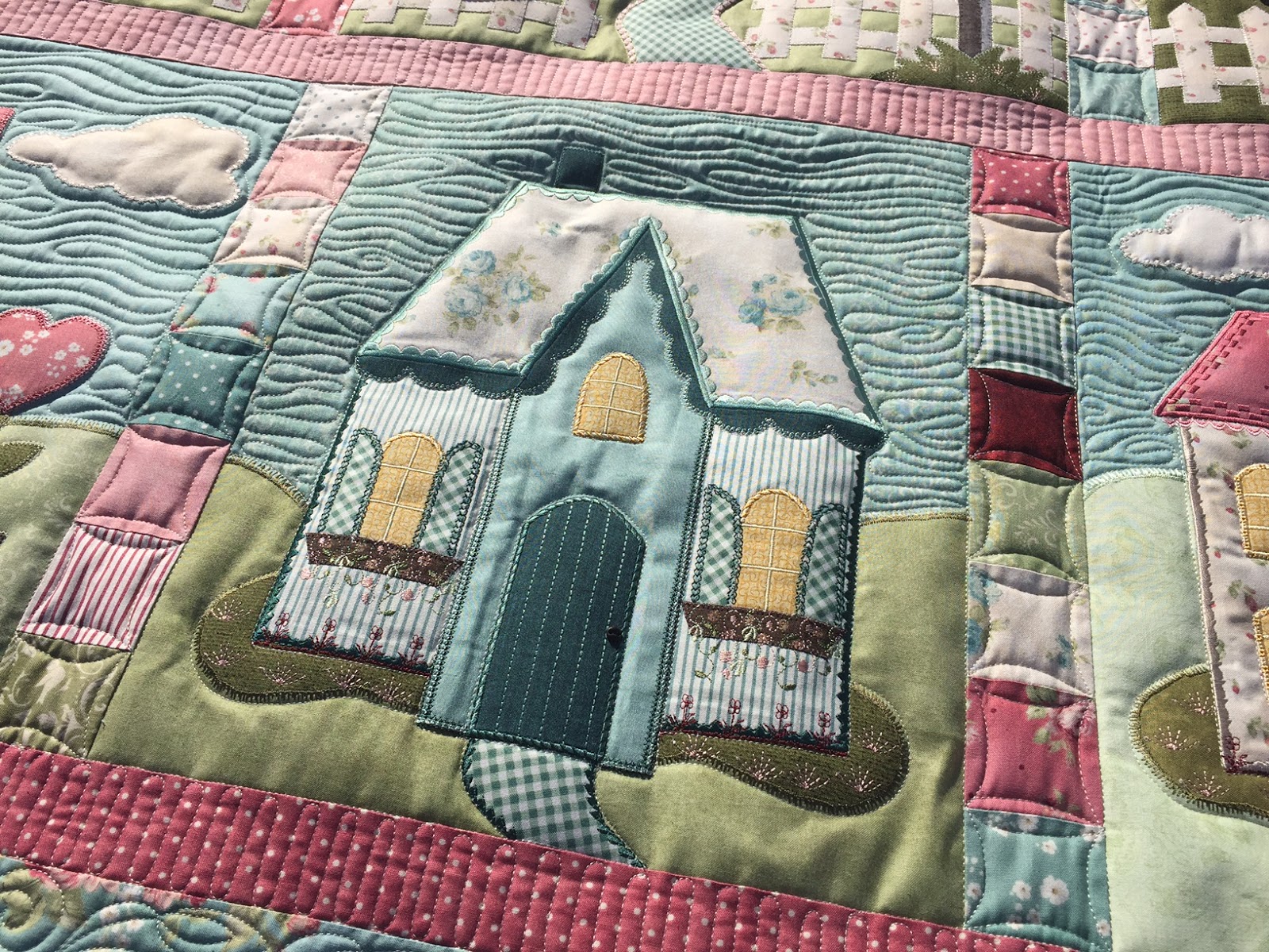 Carrie On The Prairie: Houses Quilt
