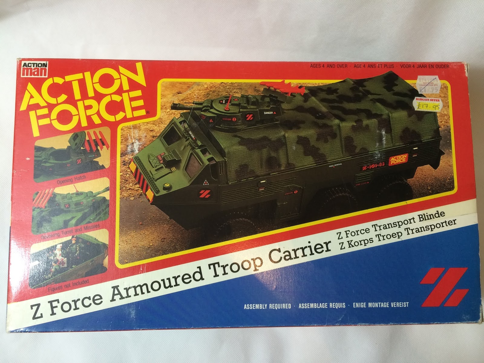 Palitoy Action Force Toy Collector: Z Force Armoured Troop Carrier