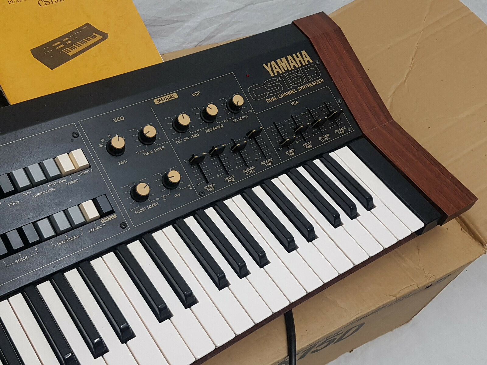 MATRIXSYNTH: Yamaha CS-15D Dual Channel Synthesizer SN 2867 w/ Original Box