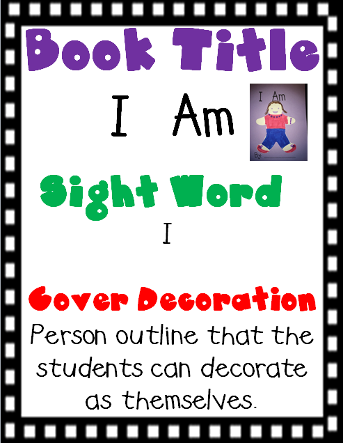 Becca's Kindergarten Creations: Sight Word Interactive Books