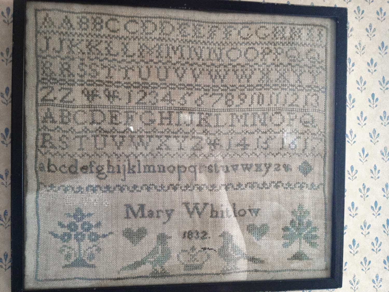 In Sue's World: 1832 Mary Whitlow Sampler Motif