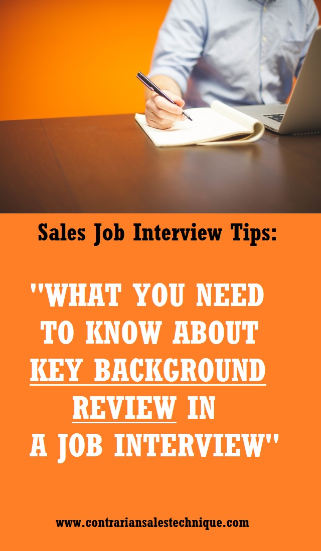 Sales Skills And Techniques: Ace Your Interview: Key Background Review ...