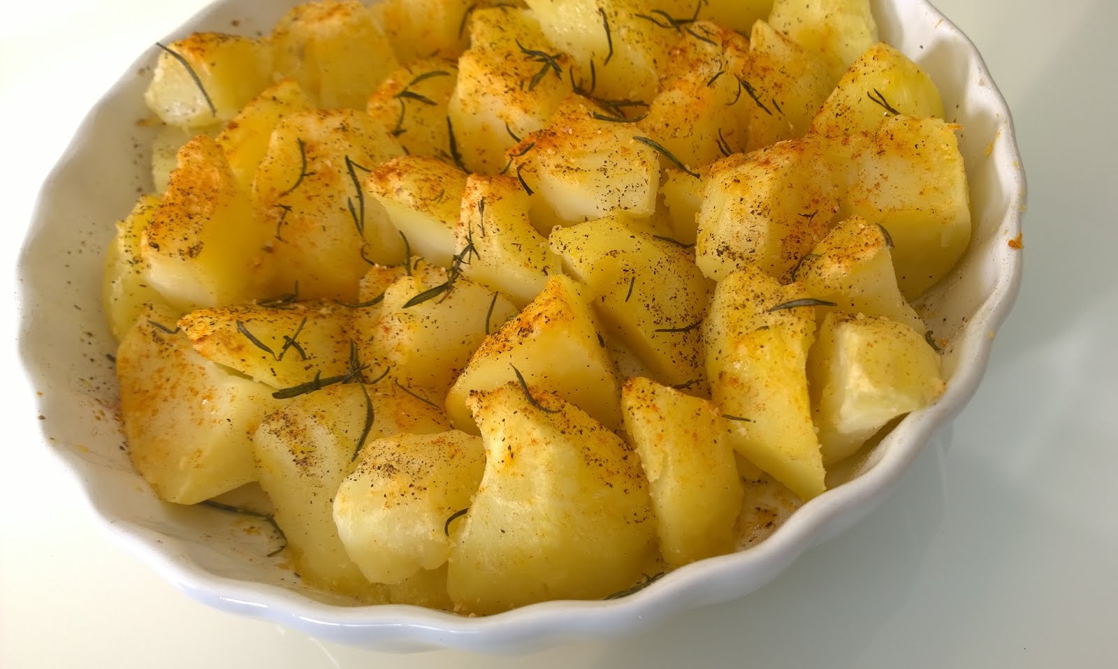 Guloso qb: Batatas douradas no forno