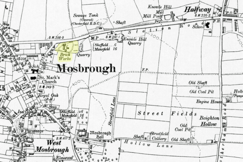 East Midlands Named Bricks : North East Derbyshire Brickworks