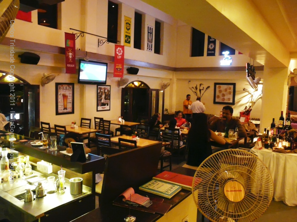 India Goggler: CULINÁRIA: em Goa, Leda Lounge & Restaurant Review