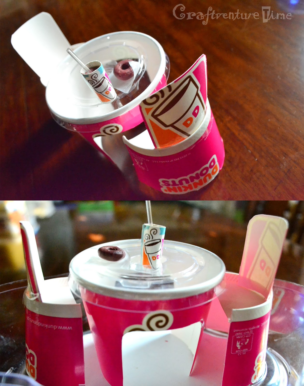 Craftventure Time: Scraft-o-Toy: a 2-Seater Paper Cup Dining Set