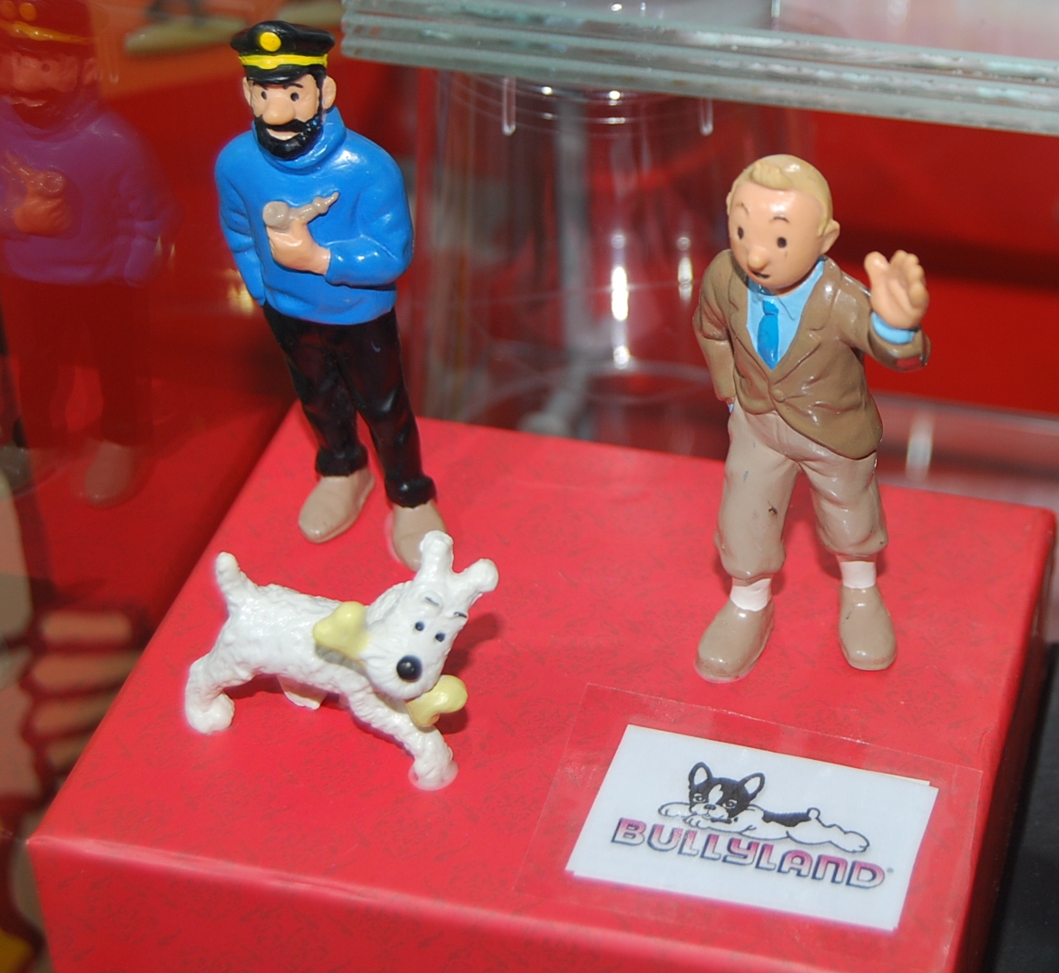 TINTIN , LA AVENTURA DE COLECCIONAR: FIGURAS PVC MARCA BULLYLAND Y LU
