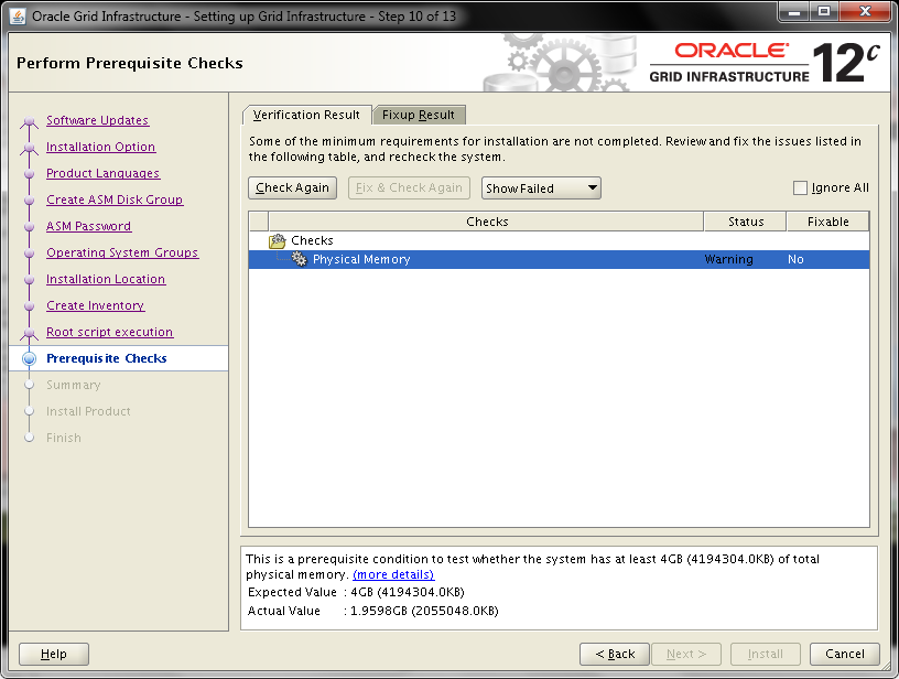Insight Into Oracle Installing Oracle Grid Infrastructure 12c R1 12 1